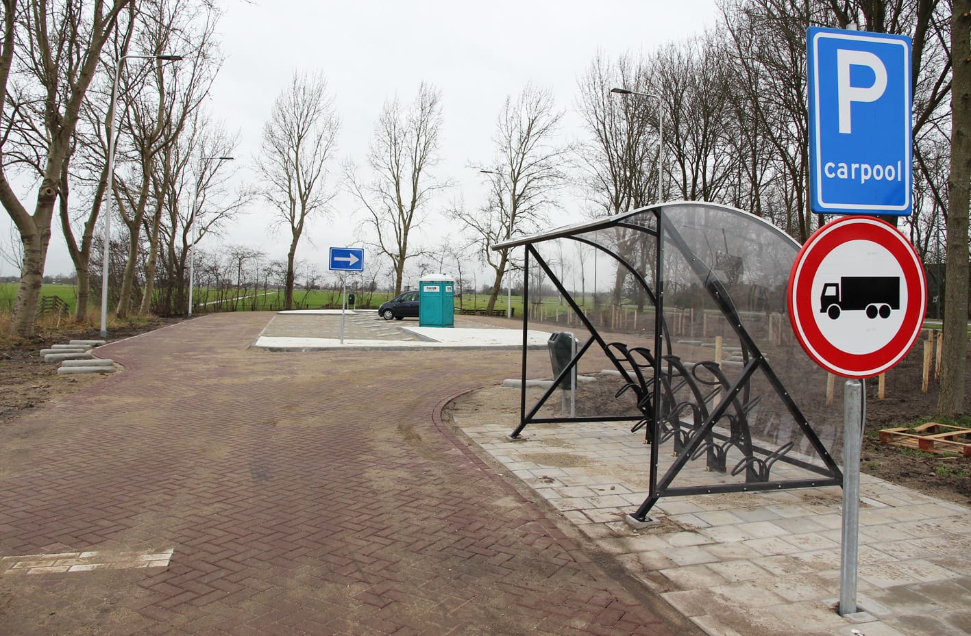 Carpoolplaats Mijdrechtse Dwarsweg in gebruik - Nieuwe Meerbode