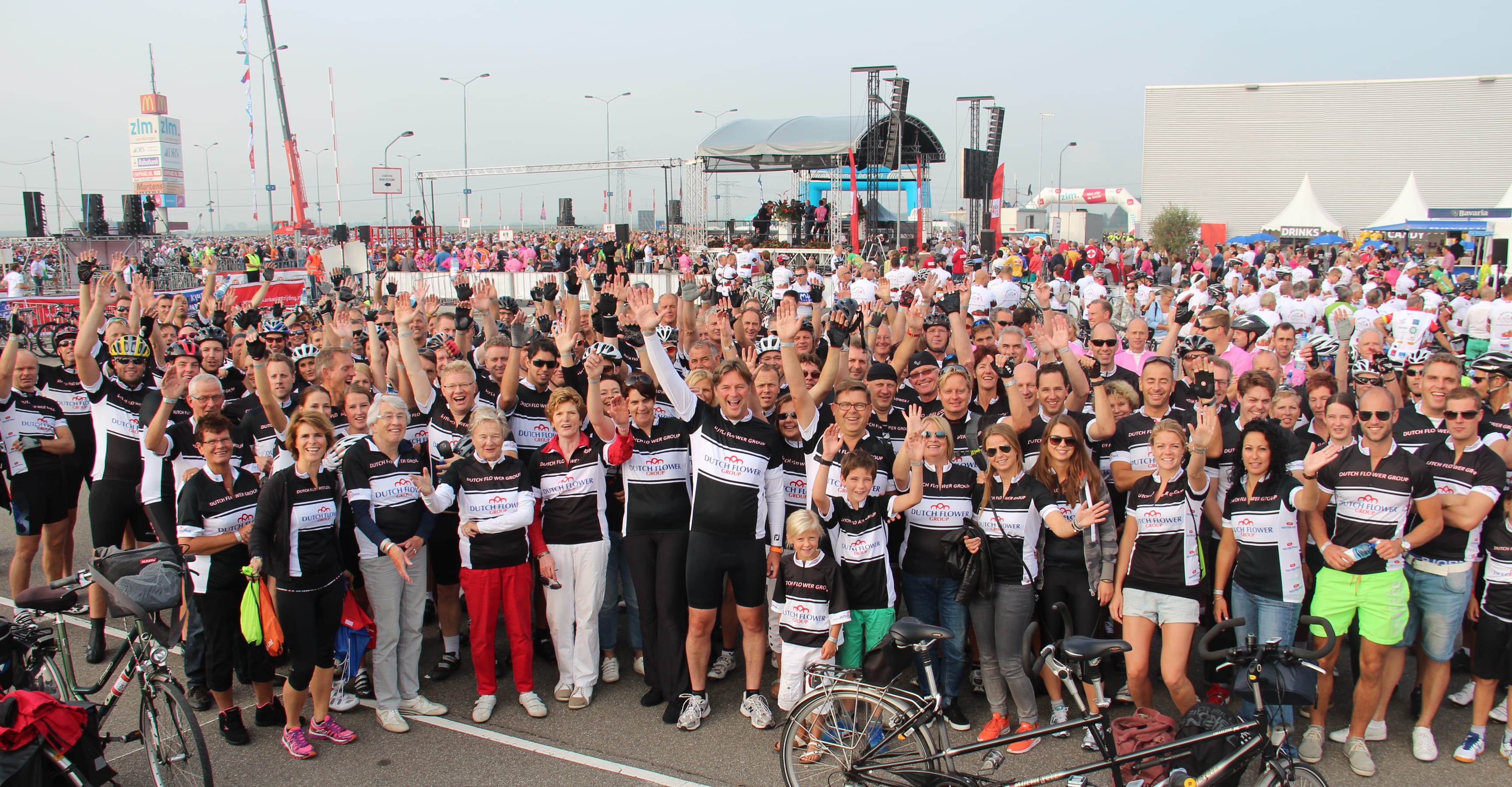 Ride for the Roses met 600 fietsers van DFG - Nieuwe Meerbode