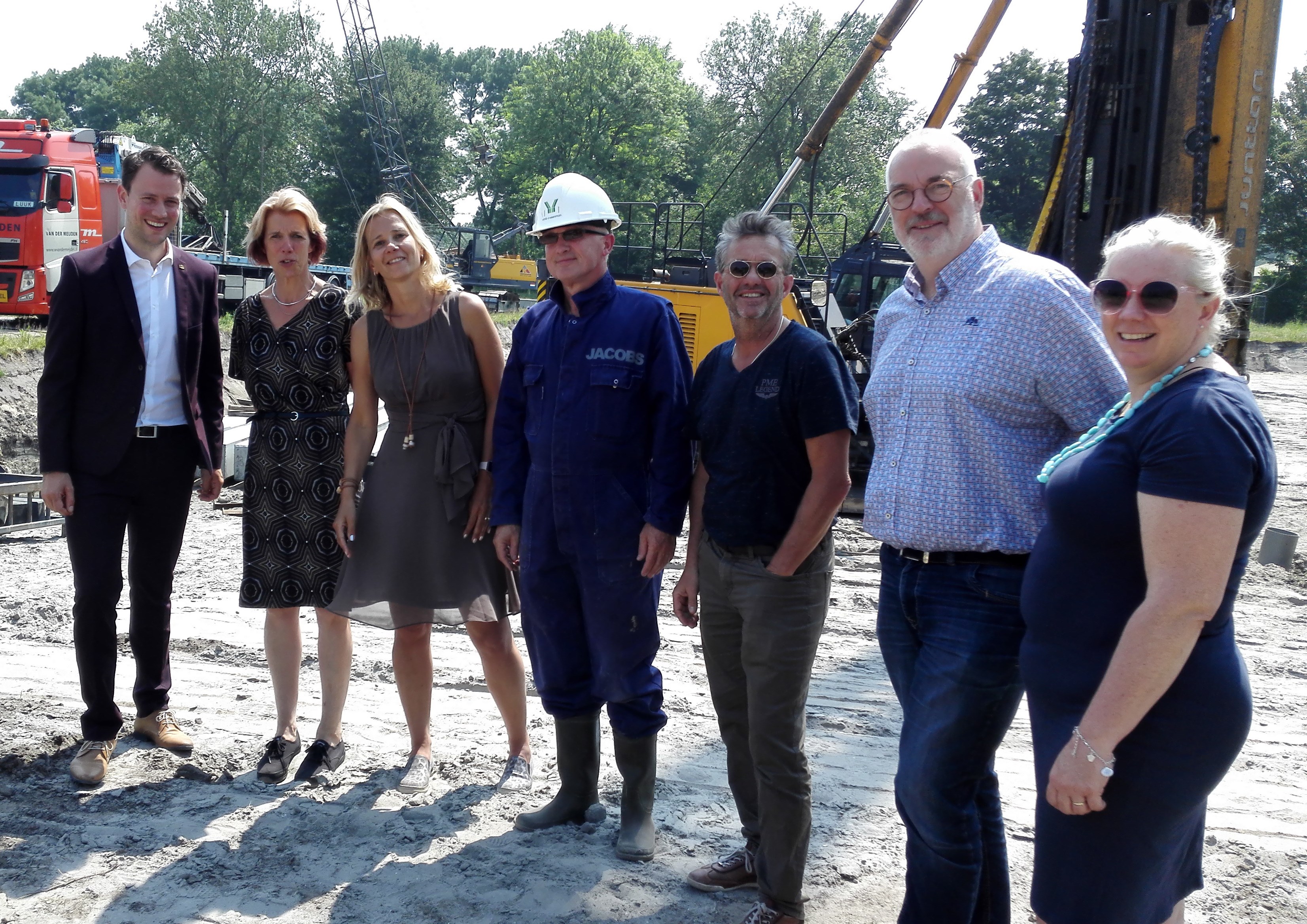 Eerste paal voor nieuwbouw IKC Triade - Nieuwe Meerbode
