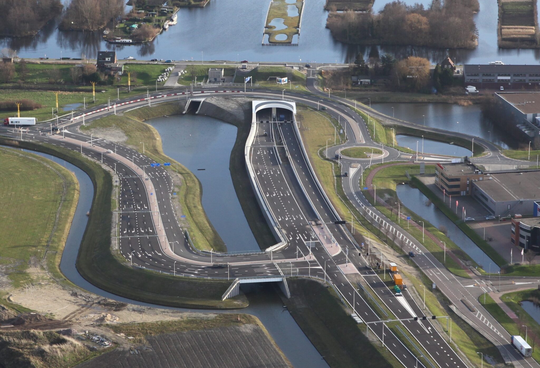 Werkzaamheden kruising N201 met Fokkerweg - Nieuwe Meerbode