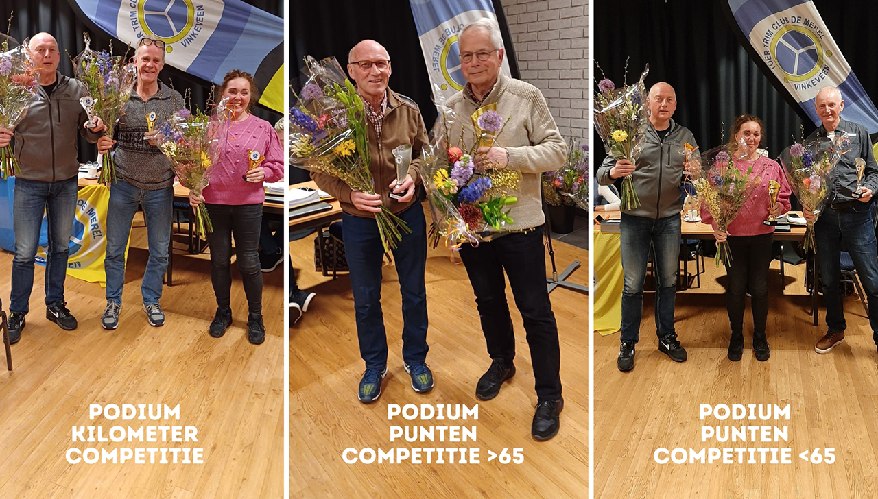 Toer Trim Club de Merel huldigt kampioenen 2023 - Nieuwe Meerbode