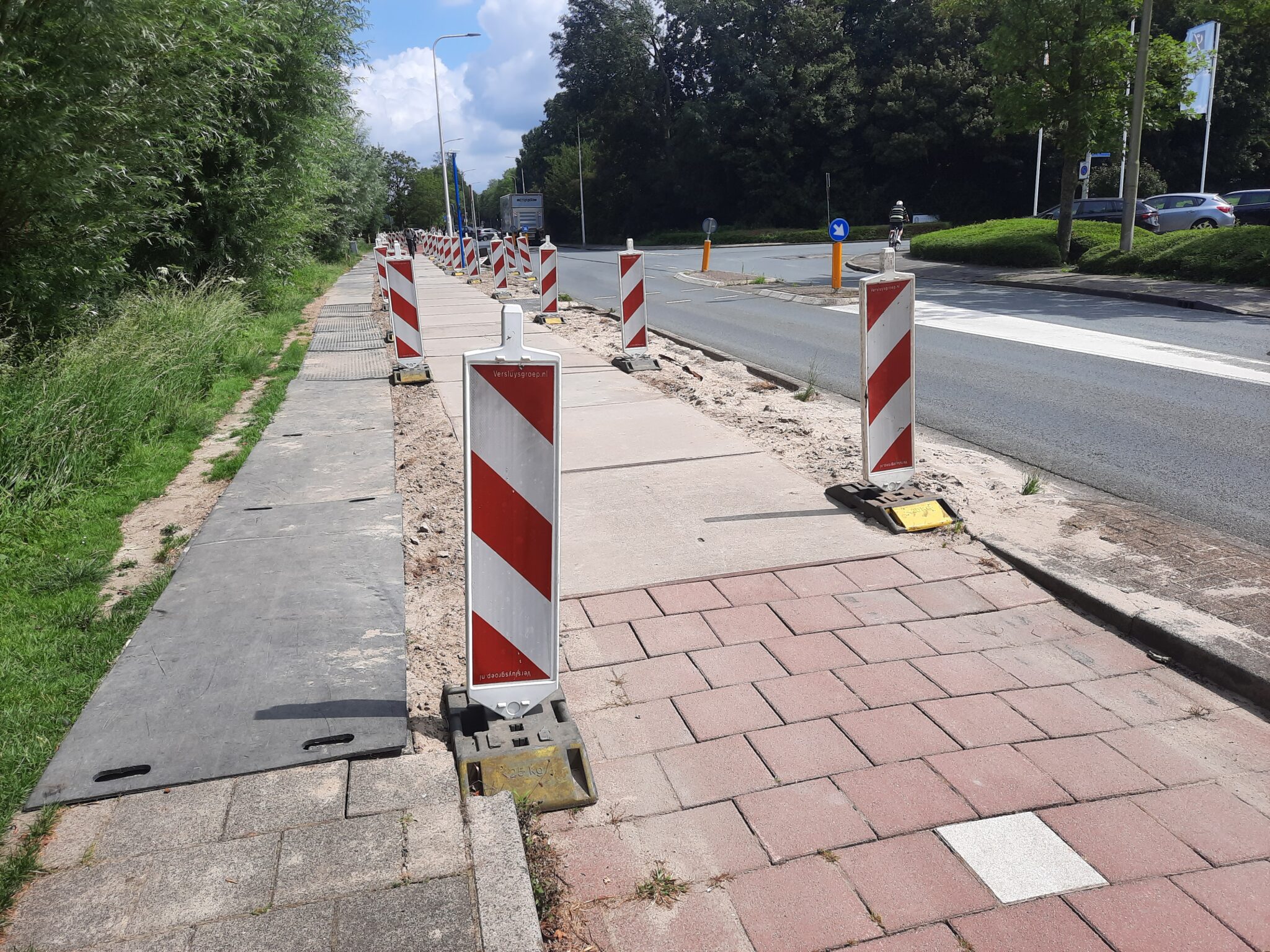 Fietspad langs Zwarteweg (tijdelijk) weer open - Nieuwe Meerbode