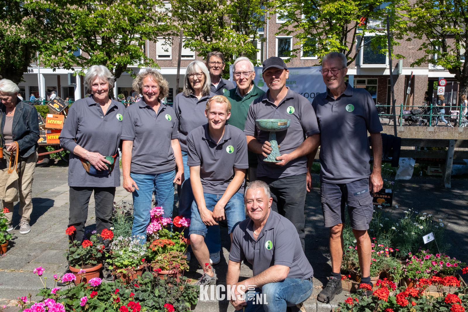 1e prijs Historische Tuin voor stand op Geraniummarkt - Nieuwe Meerbode